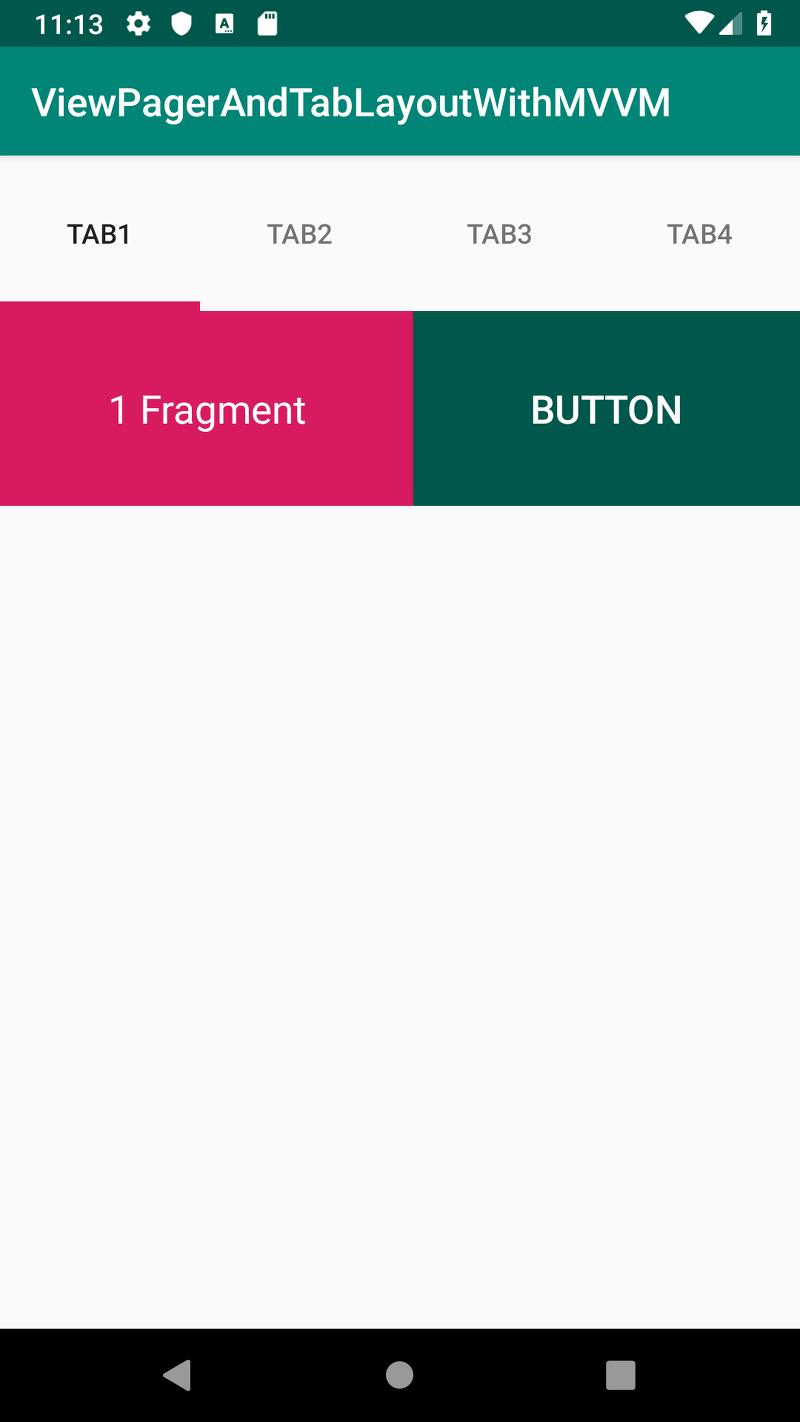 MVVM - ViewPager와 TabLayout