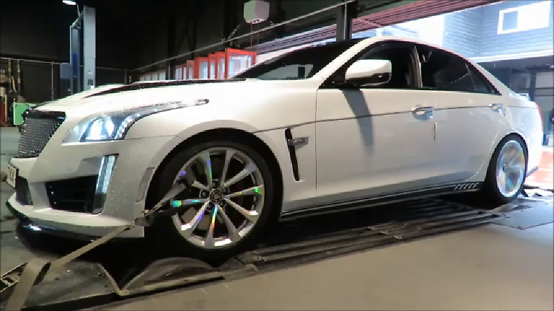 캐딜락 CTS-V V8 슈퍼차져 마르스 ECU 맵핑 출력업그레이드 휠마력 46HP 상승