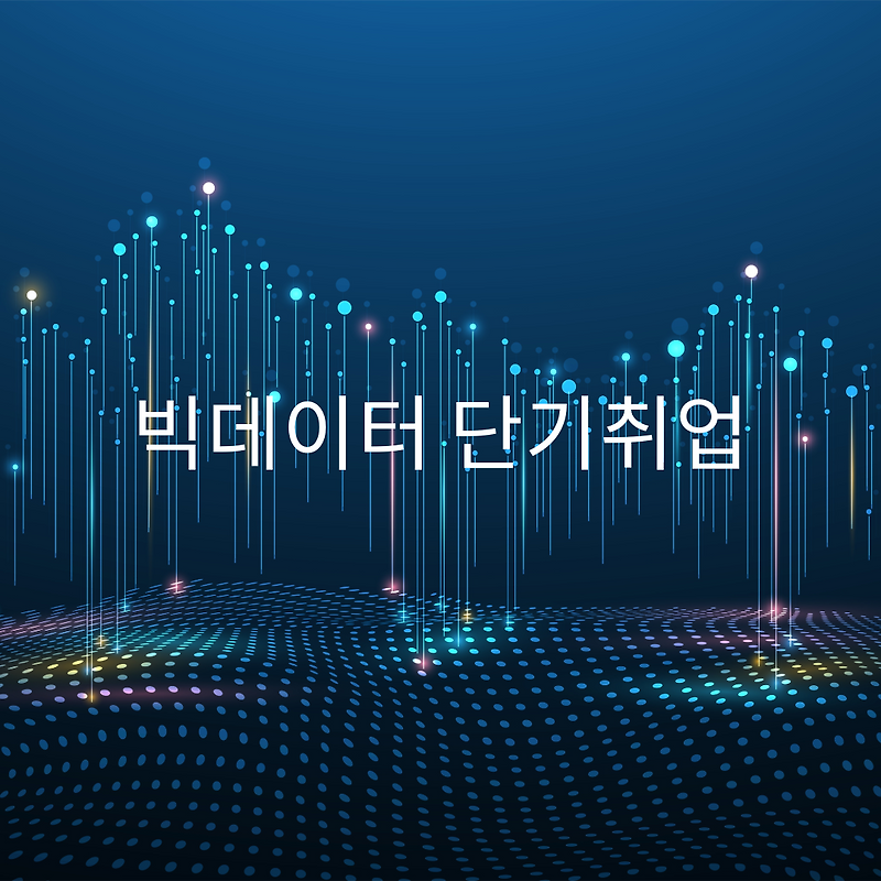 Bigdata 4차산업의 중심 빅데이터ai 단기간에 마스터하기 It개발자스터디공간