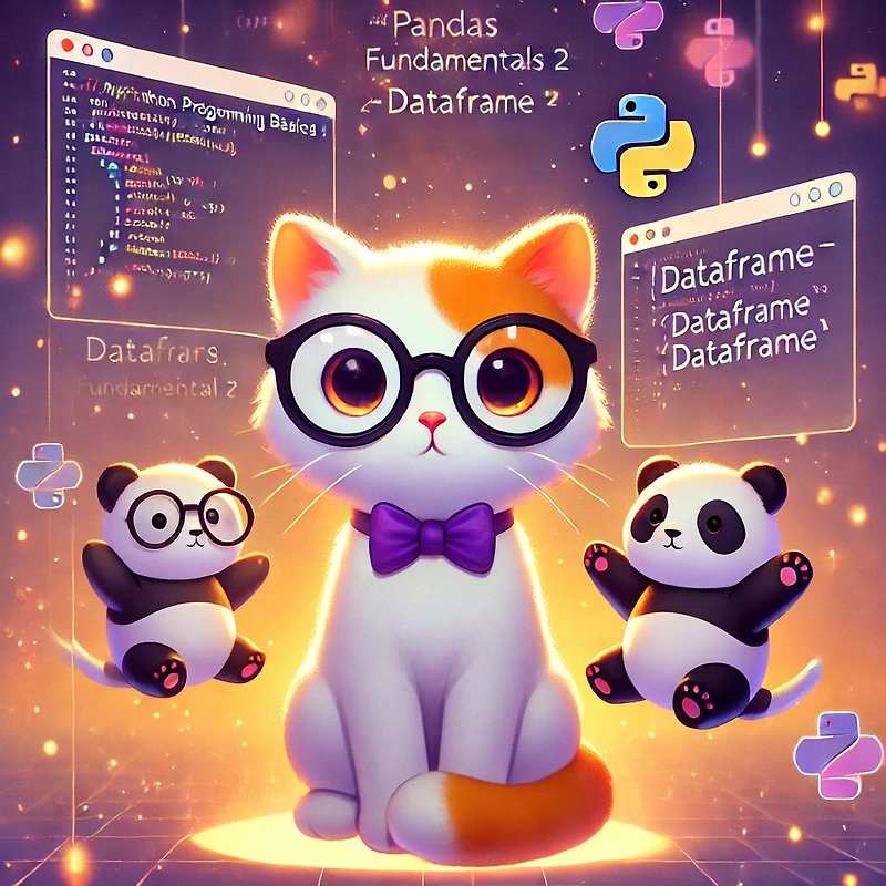 109 Python 프로그래밍 기본 사항 Pandas 기초2 Dataframe