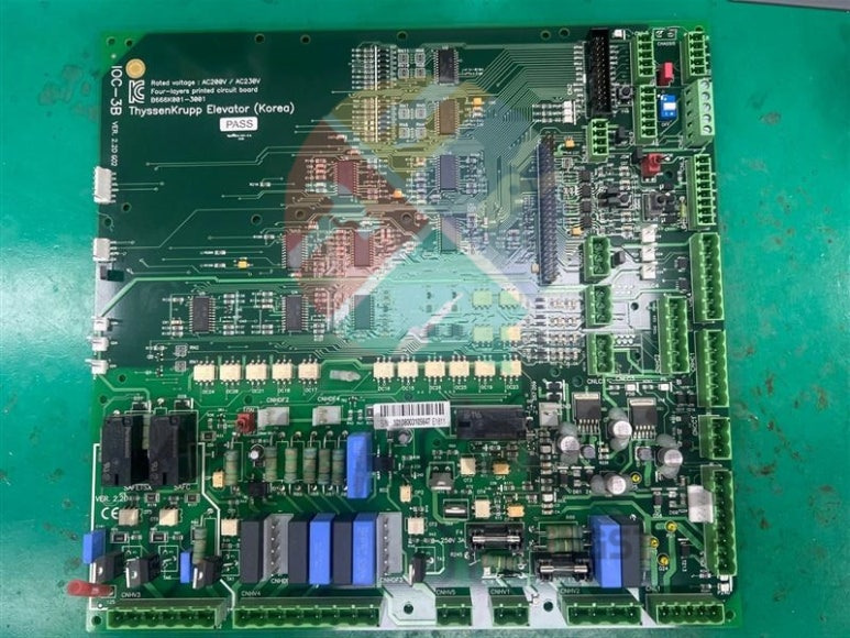 Pcb 티센크루프 Pcb Ioc 3b 수리완료 Thyssenkrupp Pcb수리 승강기기판수리 엘리베이터기판수리 Ioc기판수리 산업용기판수리전문