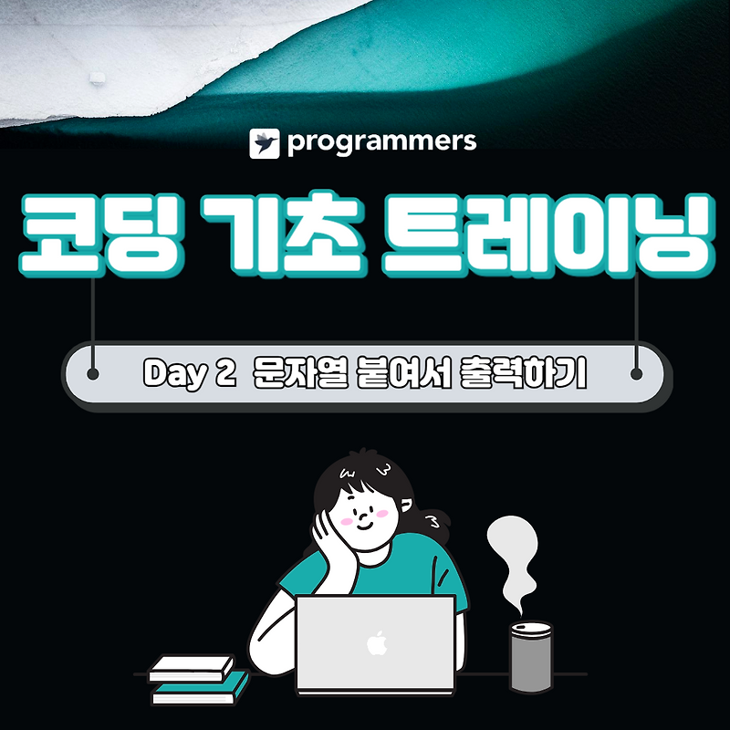 프로그래머스 코딩 기초 트레이닝 Day 2 문자열 붙여서 출력하기 파이썬