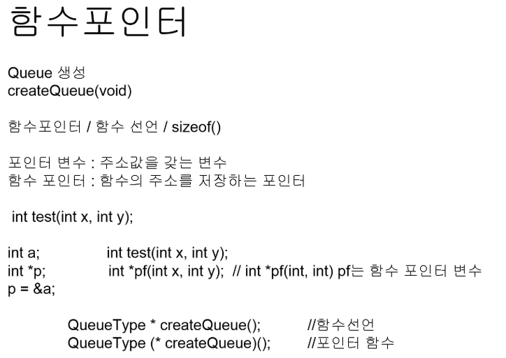 C언어 자료구조 2일차 1 함수포인터 선생님 추천 C원서 How To C Program 번역본 C기초 플러스
