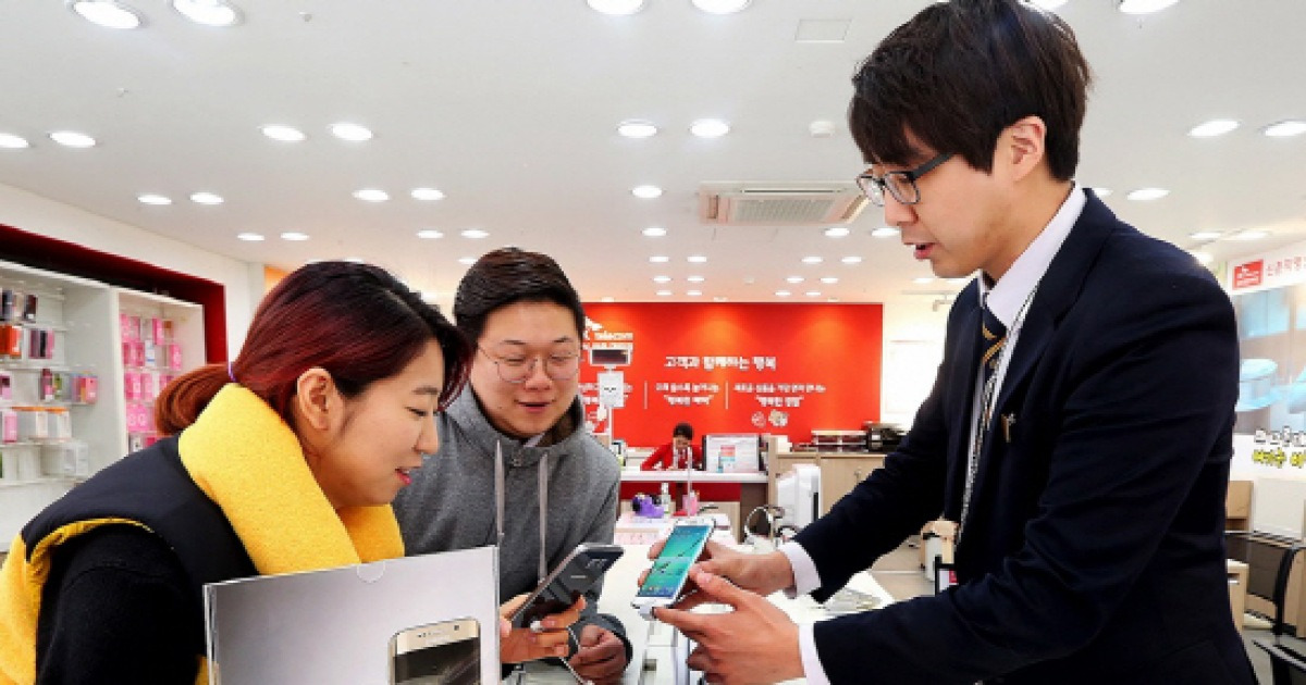 [포토] SKT, 갤럭시S6 체험존 운영