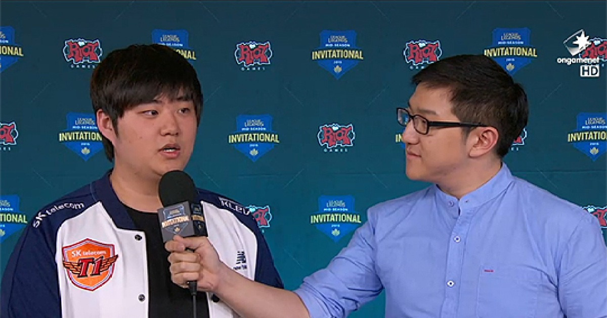 [MSI]SK텔레콤 배준식, "펜타킬 기쁘지만 남은 경기에 집중할 것"