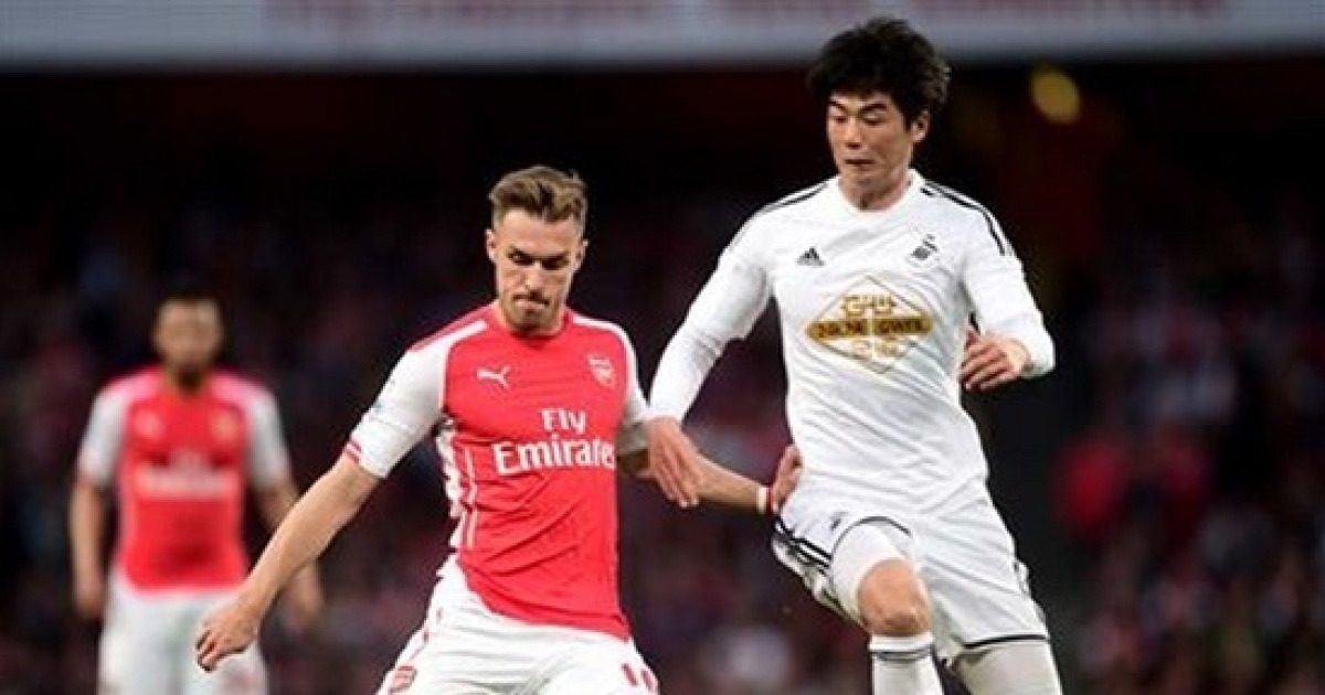 [EPL 36R] '기성용 선발' 스완지, 원정서 아스널 잡고 UEL 진출 가능성 높여