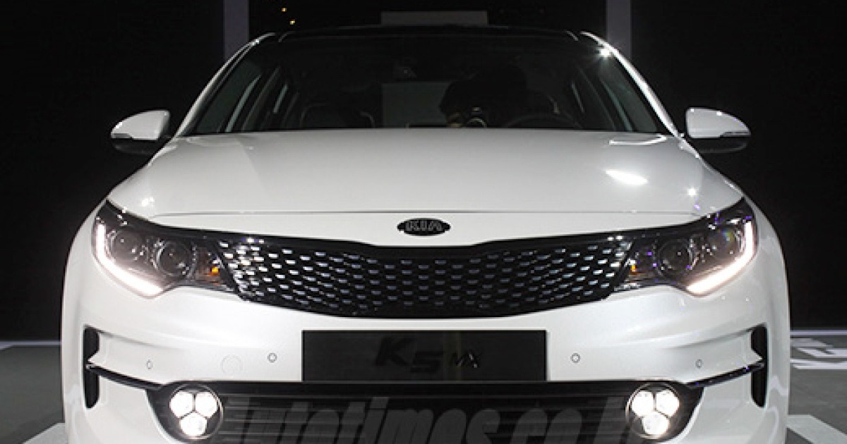 [포토]두 가지 얼굴 다섯 가지 심장 '기아차 신형 K5'