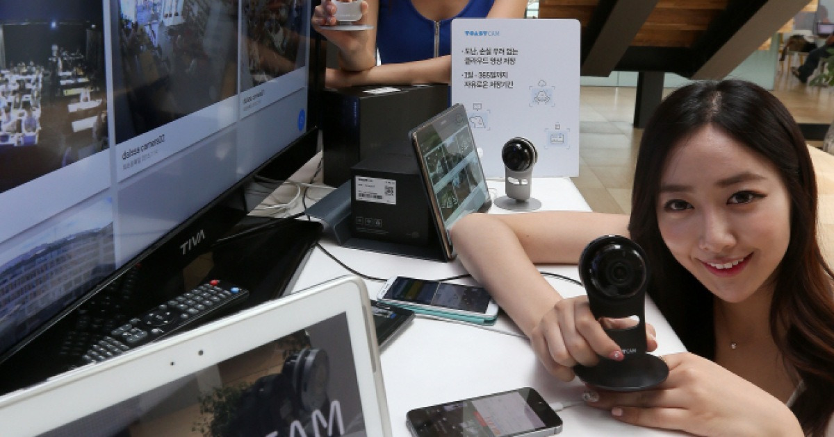 [포토]NHN엔터, 영상 분실 위험 없는 클라우드 IP 카메라 '토스트캠' 출시