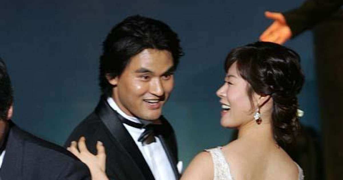 [사진]블루스를 추는 박찬호 부부