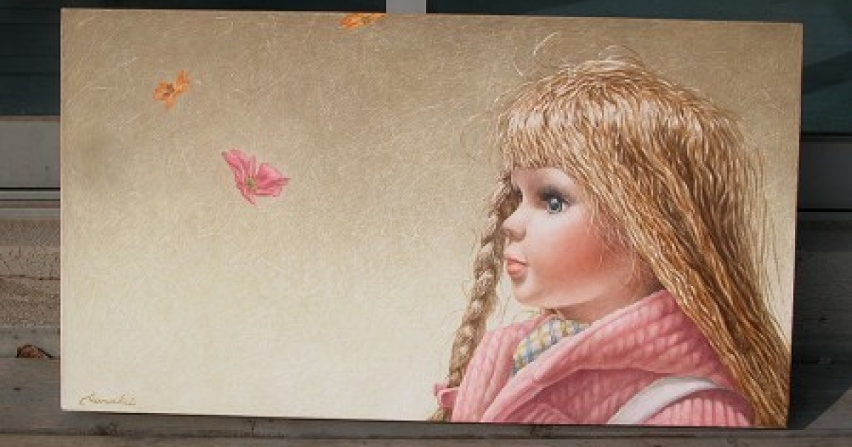 '사진과 회화 사이-Where is she?'-이사라1, Dream