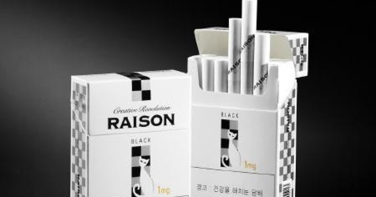 KT&G, 타르 1mg '레종 블랙' 출시