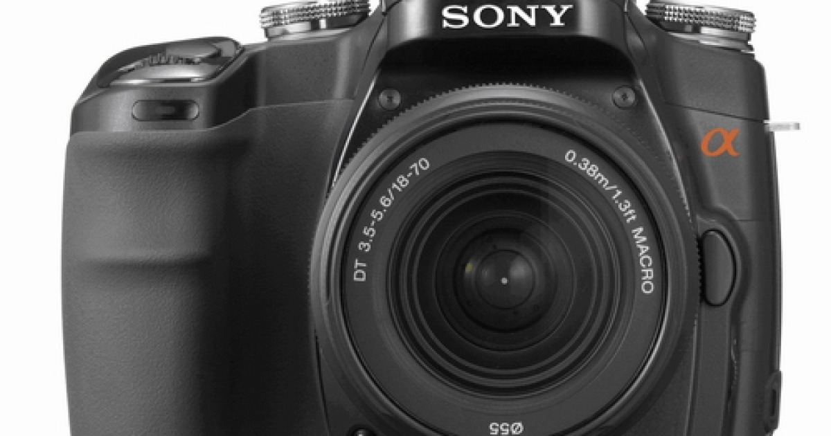 소니 첫번째 DSLR 알파100 발표