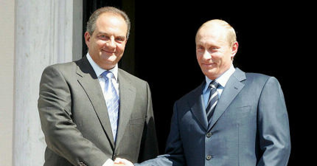 GREECE RUSSIA KARAMANLIS PUTIN