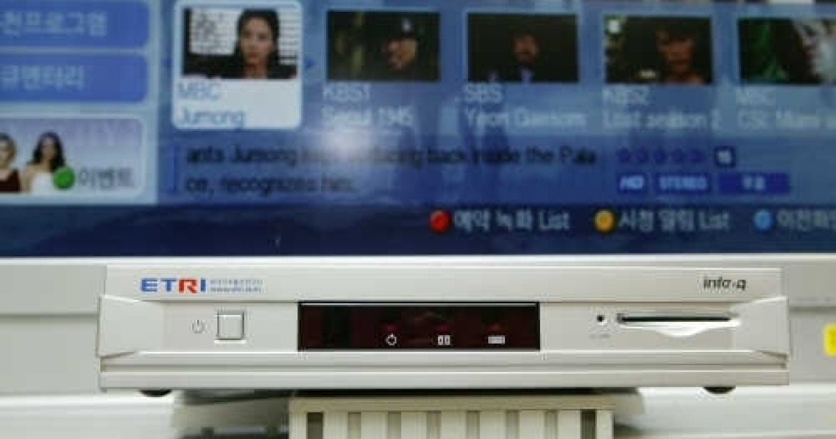 ETRI, 고화질 디지털케이블TV 단말개발