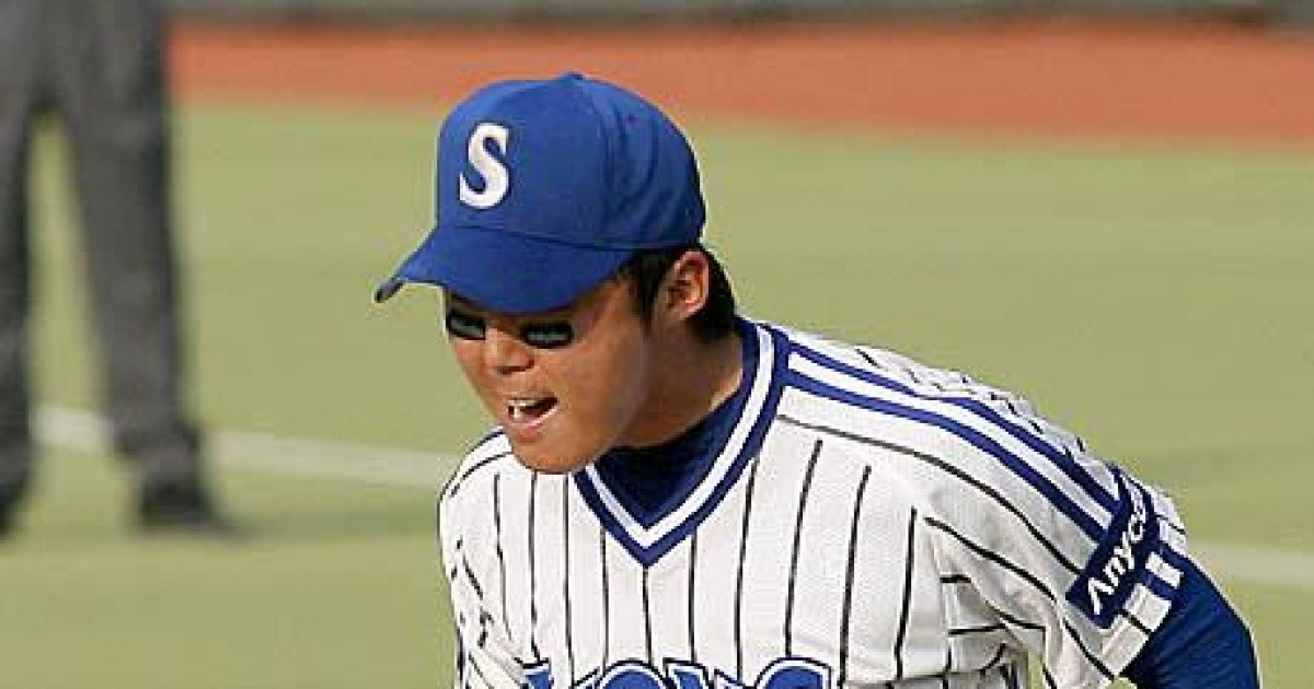 '1차전 MVP' 배영수, 152km 광속구로 KS 첫 선발승