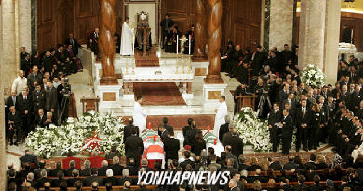 LEBANON FUNERAL OF PIERRE AL GEMAYEL