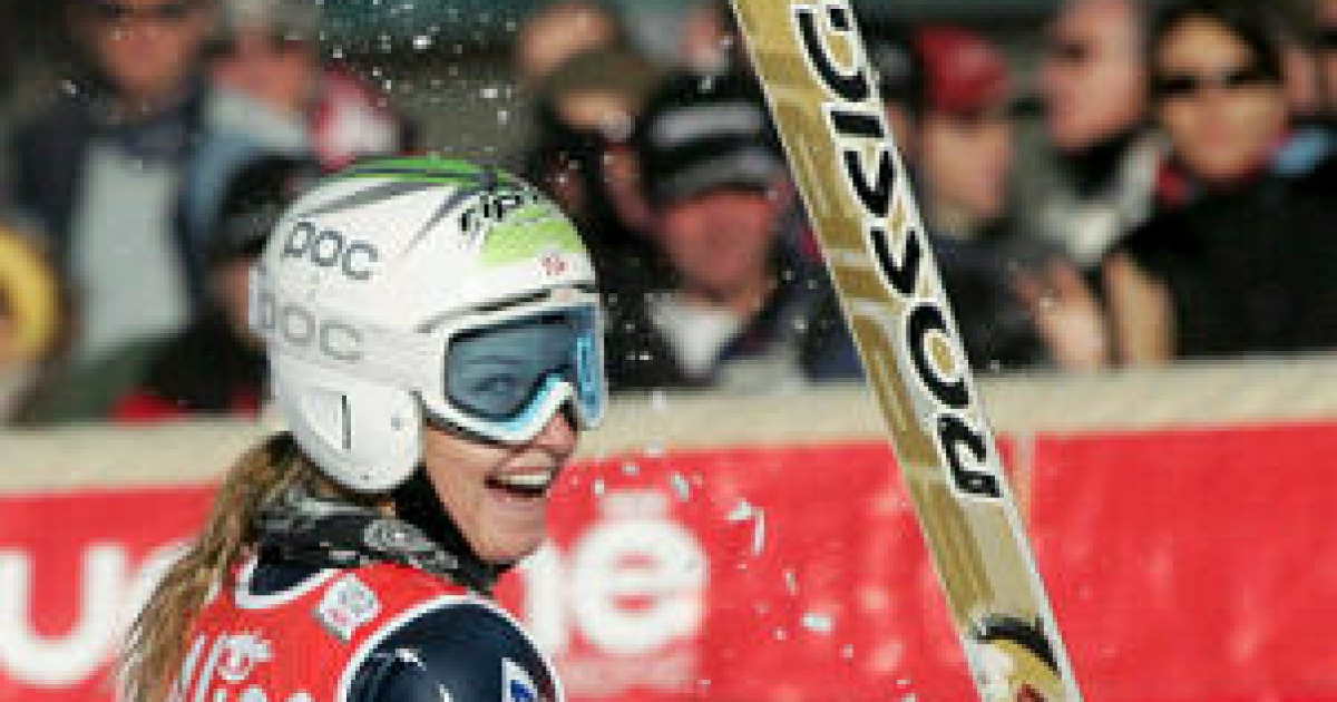 FRANCE ALPINE SKIING WOMEN DOWNHILL WORLDCUP