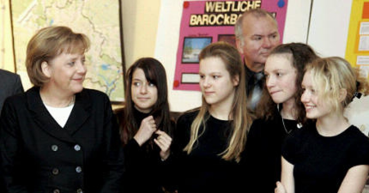 GERMANY SCHOOL MERKEL