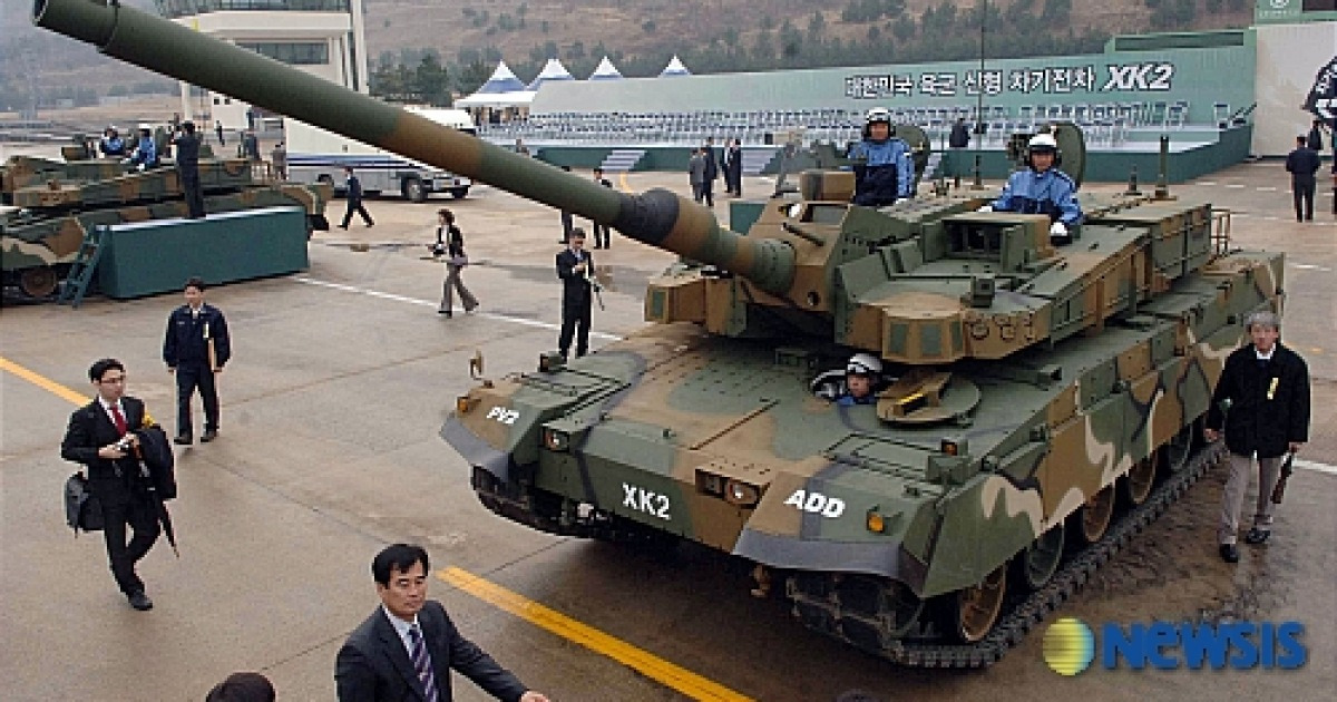 차세대 한국형 주력 전차 XK2 출고