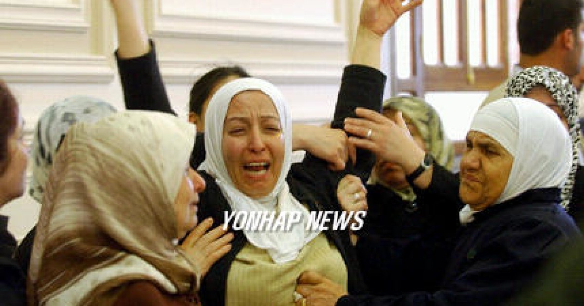 LEBANON FUNERAL OF SLAINED SUNNIS
