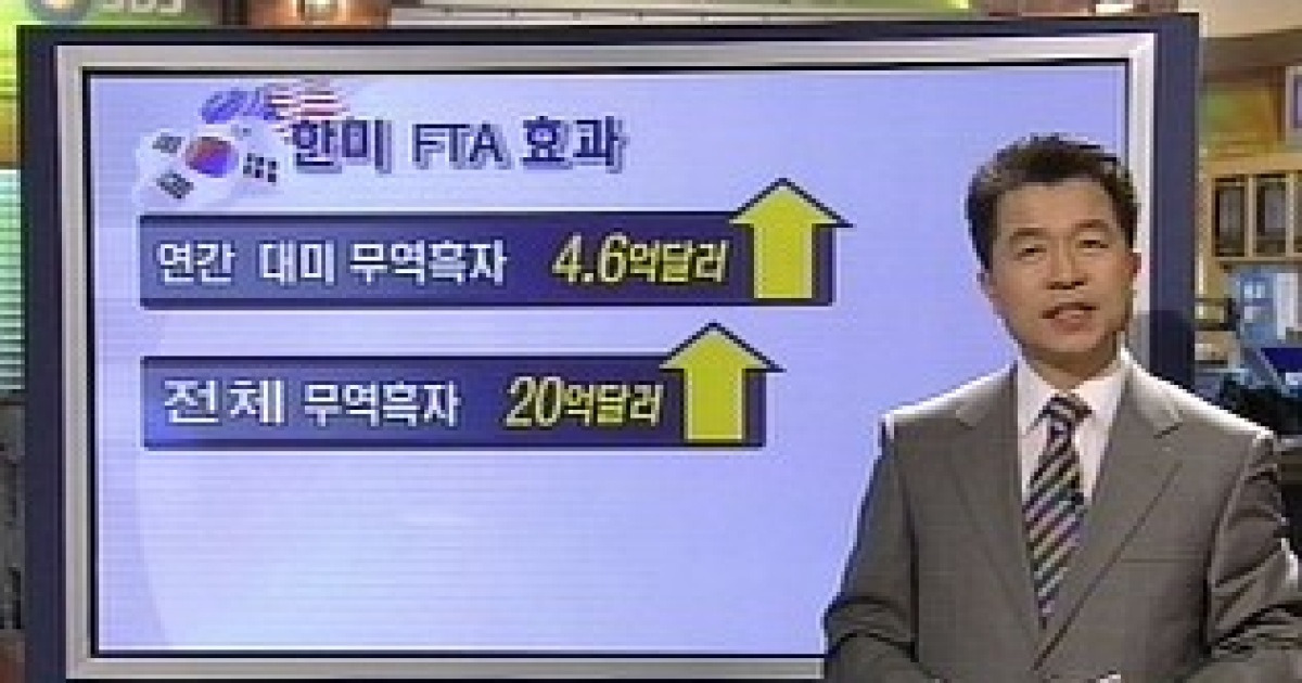 "한미 FTA로 GDP 6% 증가"..장밋빛 일색