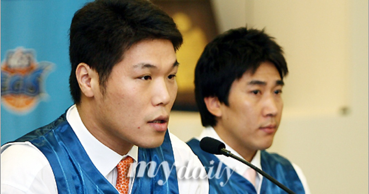 [MD포토] 서장훈 임재현, KCC농구단 입단