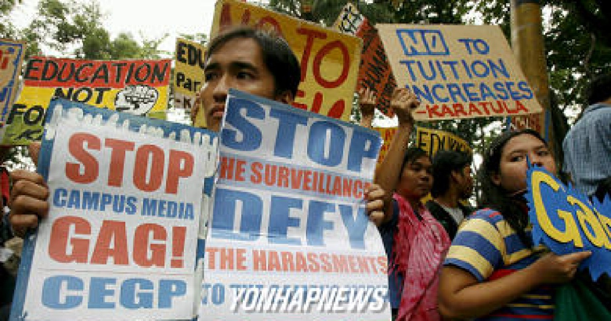 PHILIPPINES STUDENT PROTEST