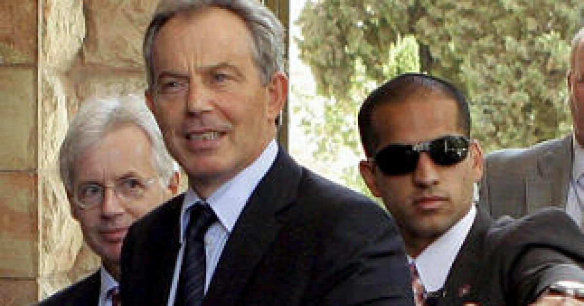 ISRAEL PALESTINIANS BLAIR