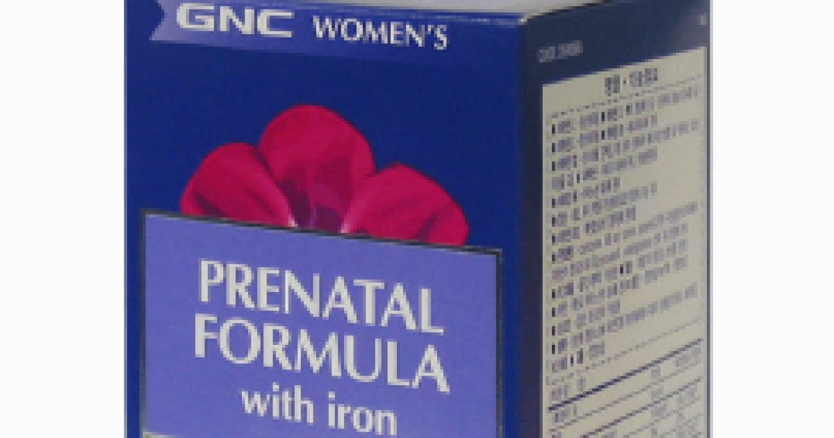 [신상품]동원F&B, 'GNC 프리나탈 위드 철분'