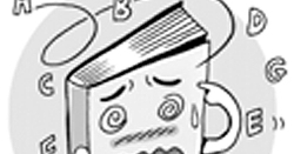 You stumble over a word.