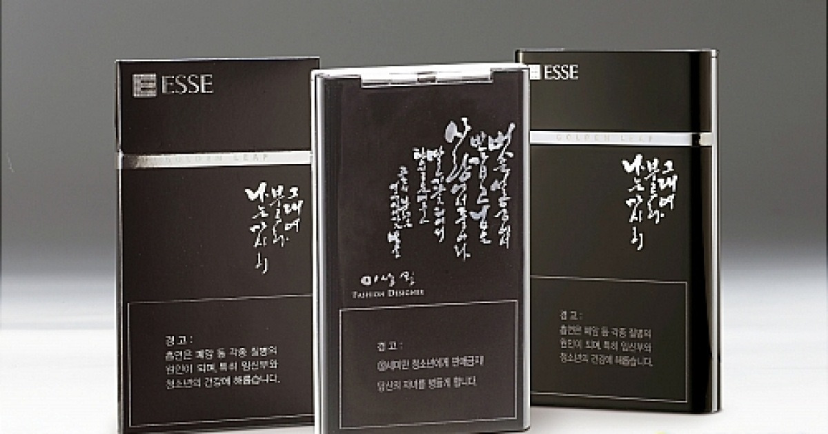 KT&G, '에쎄 골든 리프' 31일 출시