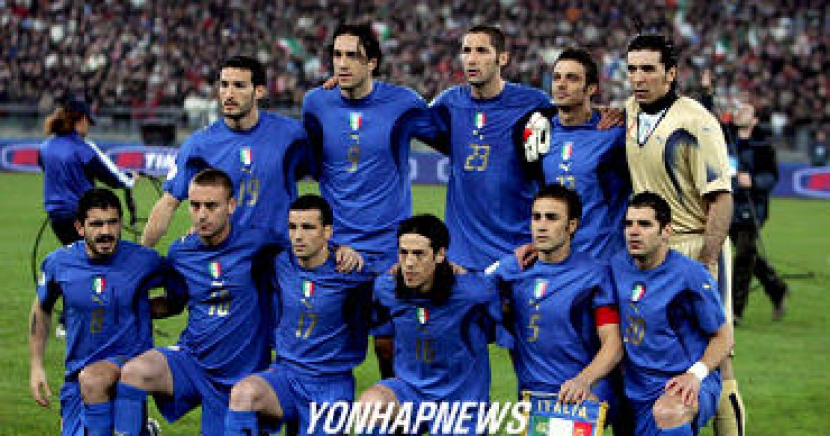 SOCCER EURO 2008 TEAM ITALY
