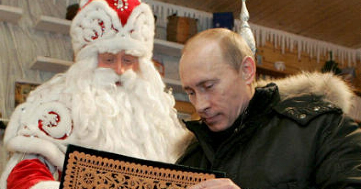 RUSSIA PUTIN GRANDFATHER FROST