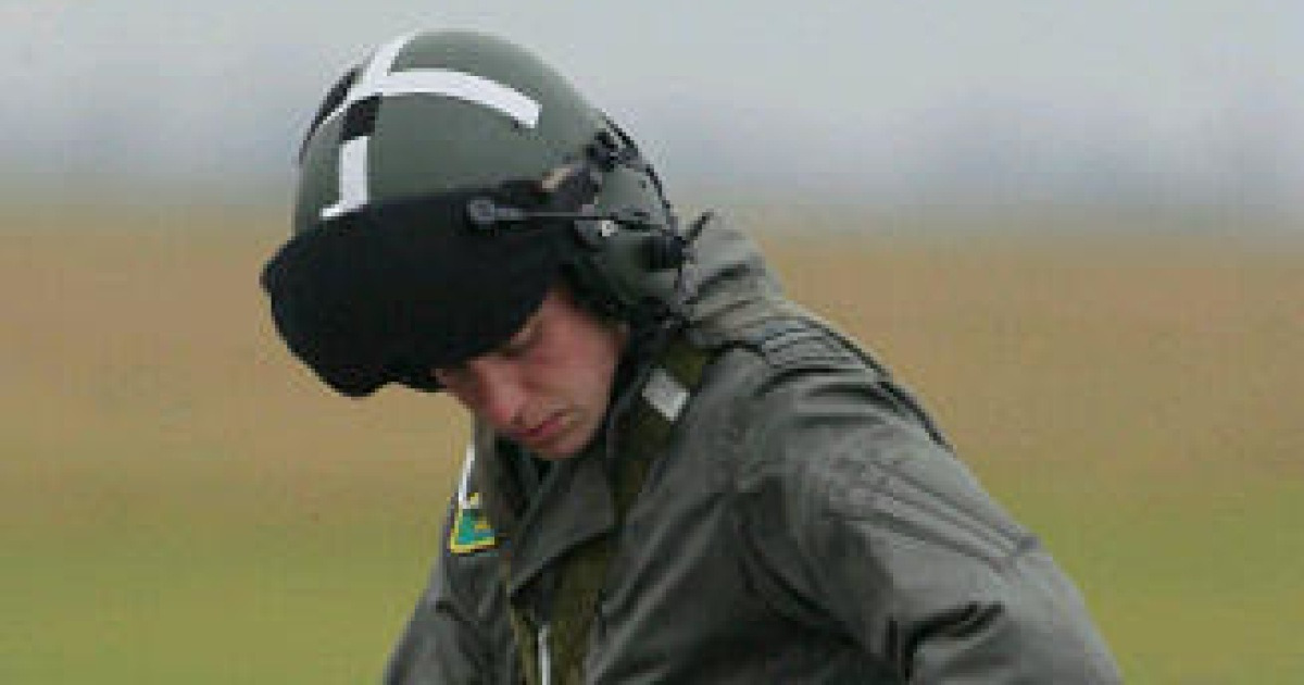 BRITAIN PRINCE RAF TRAINING