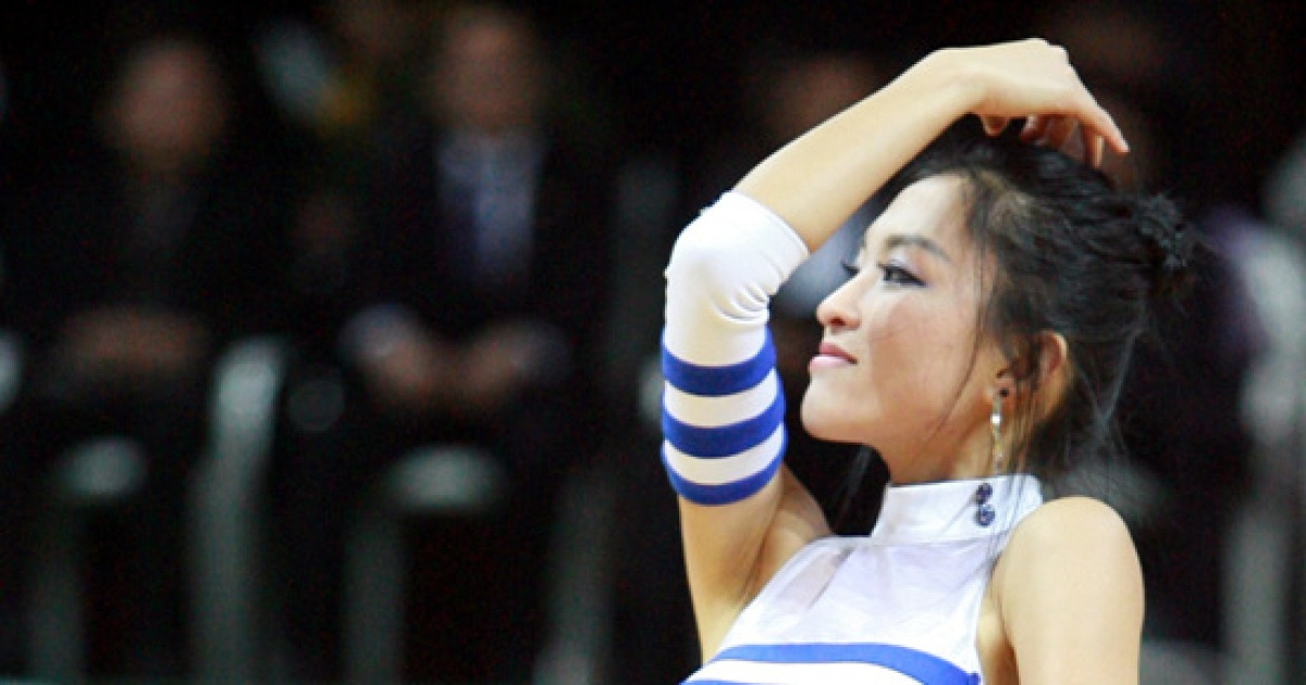 [WKBL]치어리더가 섹시한 포즈를!