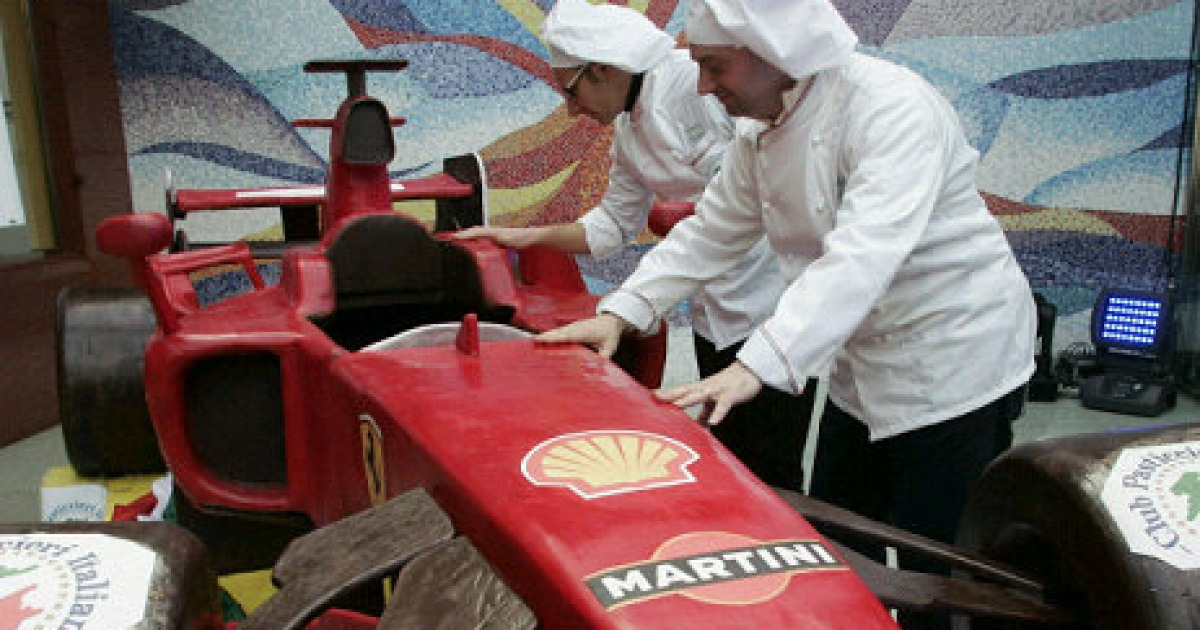 ITALY CHOCOLATE F1 RACER (AP)