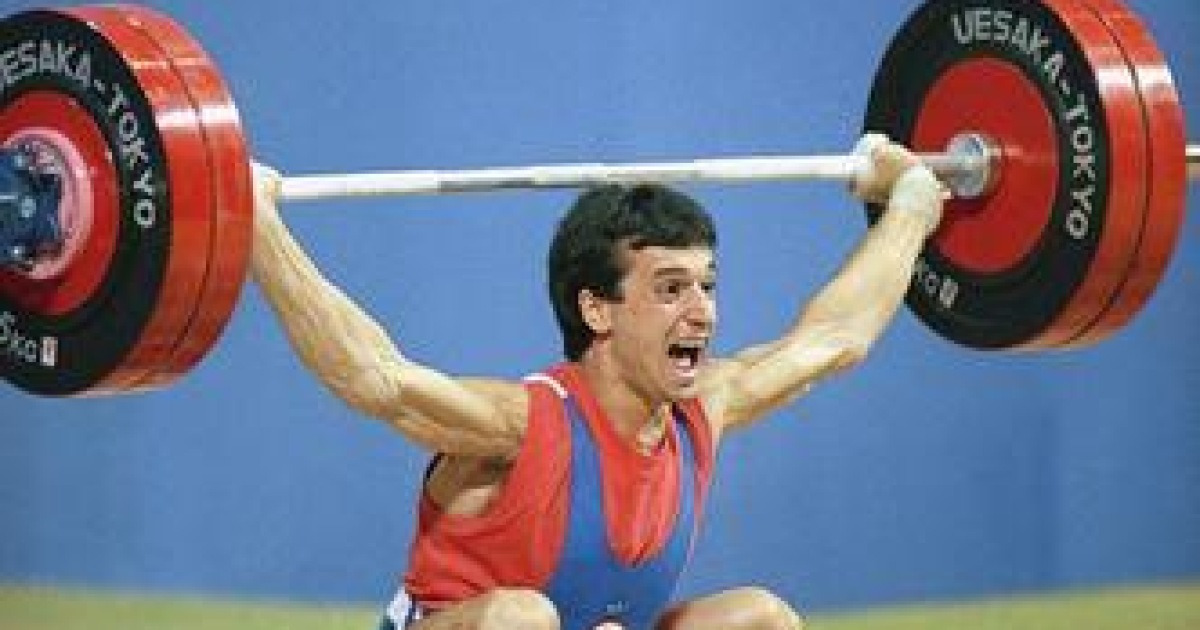역도 56km급 올림픽 신기록 미트코 그라블레프