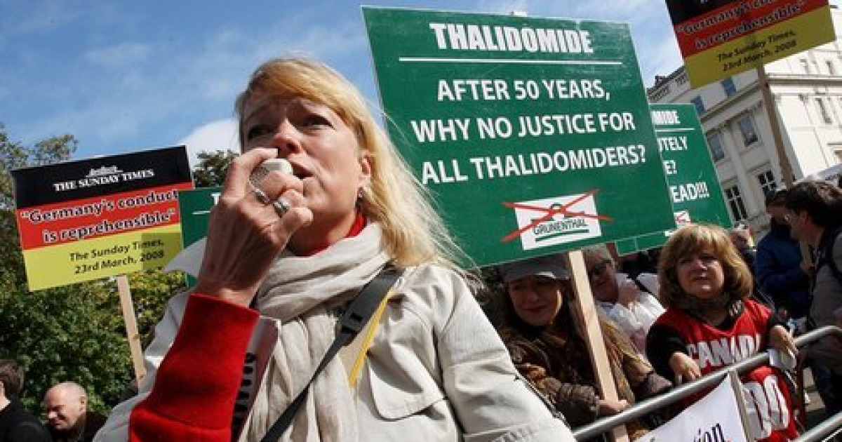 BRITAIN THALIDOMIDE DEMO