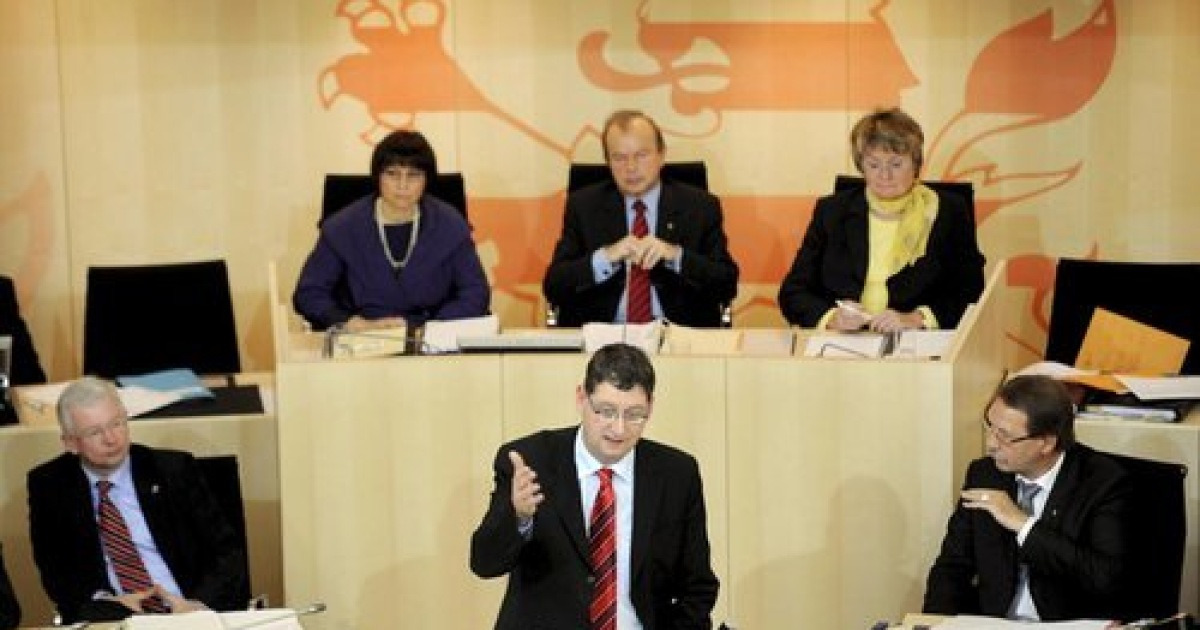 GERMANY DISSOLUTION OF HESSIAN PARLIAMENT