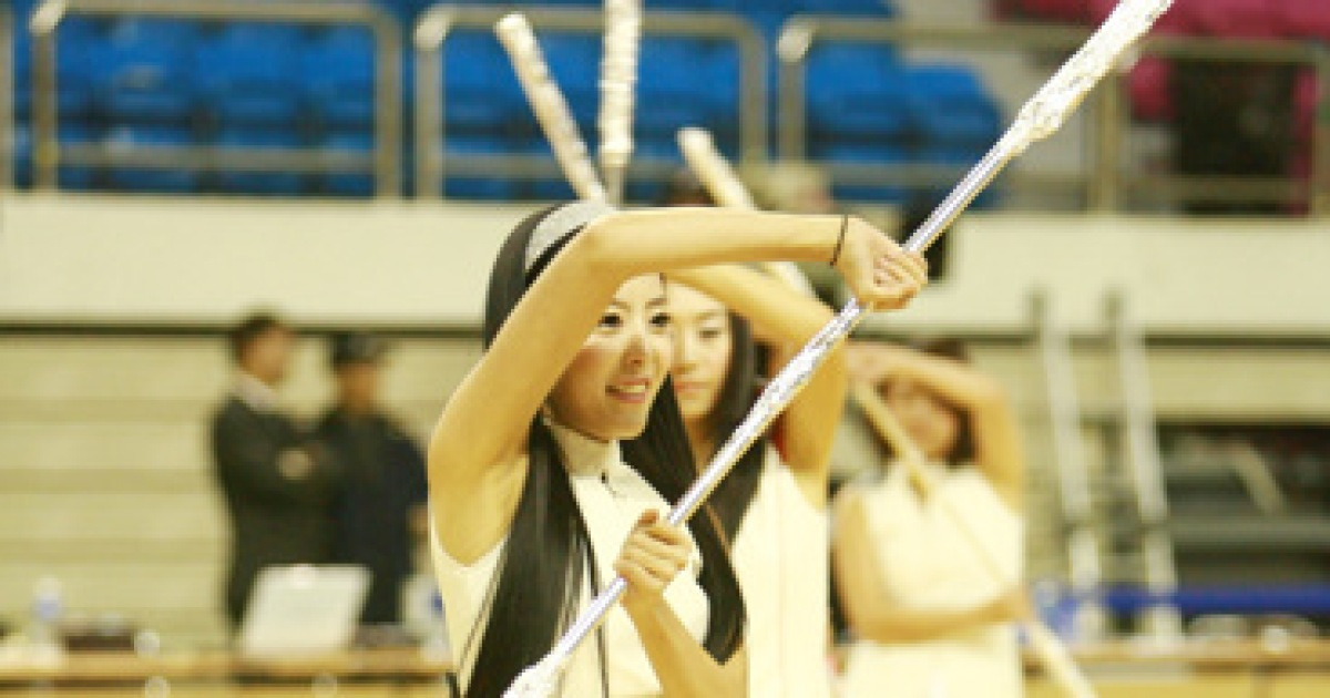 [WKBL] 치어리더의 장봉술