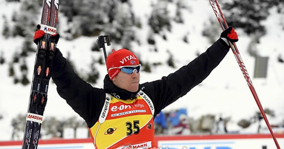 AUSTRIA BIATHLON WINNER