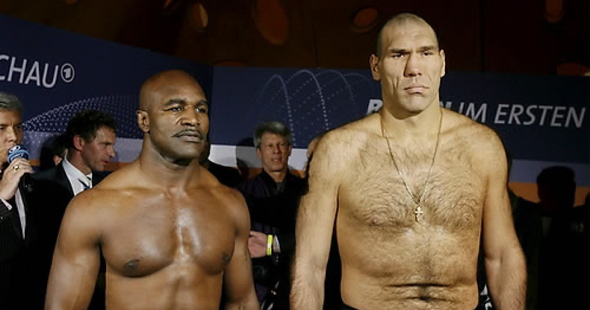 SWITZERLAND BOXING VALUEV HOLYFIELD