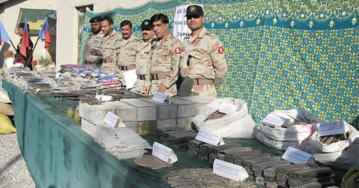 PAKISTAN HASHISH AMMUNITION SEIZED