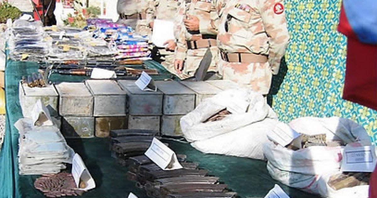 PAKISTAN HASHISH AMMUNITION SEIZED