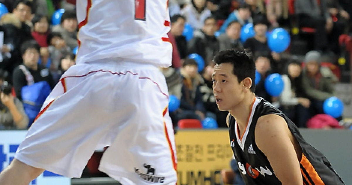 [사진]신기성,'페이크에 속았지?'