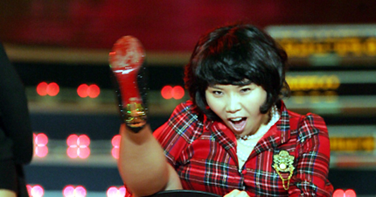 [MD포토] '미쳤어' 패러디 신봉선, '조금 어렸네' (KBS 연예대상)