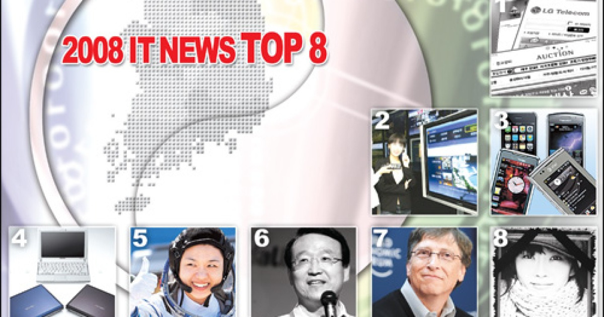 [라이프 프라자] 2008년 IT 8대 뉴스..다음 등 개인정보 유출