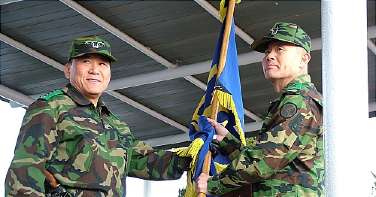 육군 37사단장 이 취임식 열려