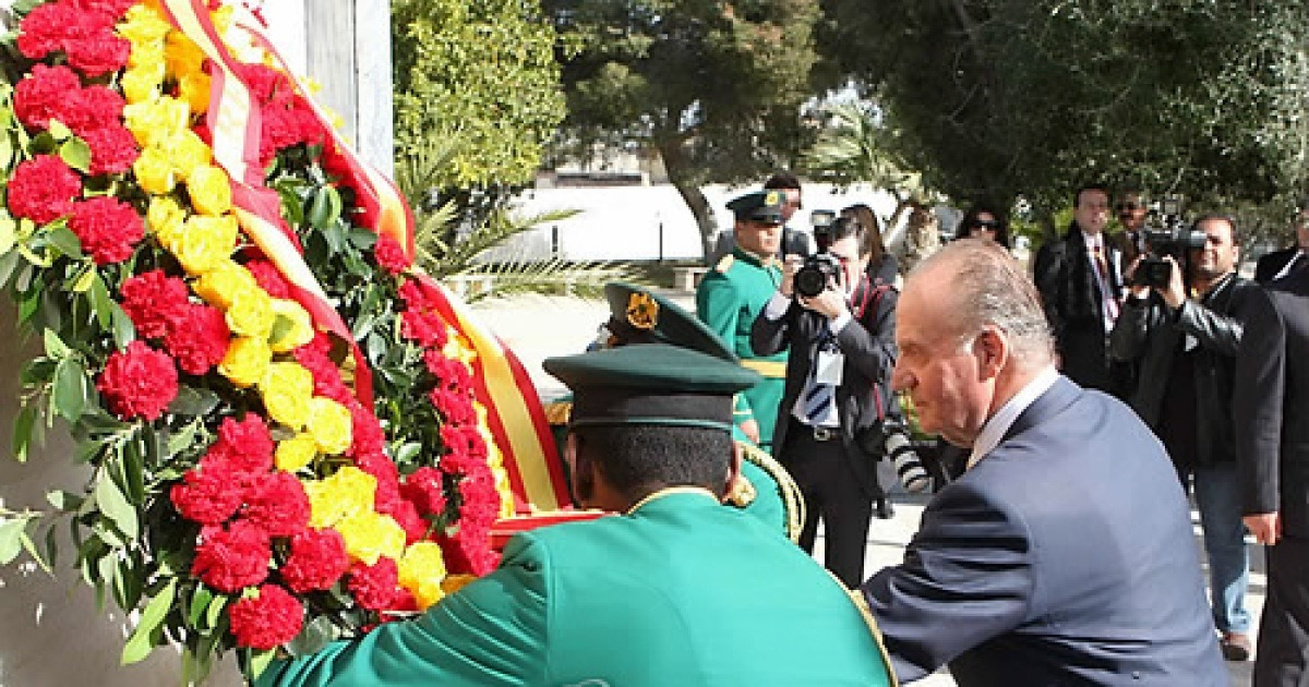 LIBYA SPAIN KING JUAN CARLOS GADDAFI