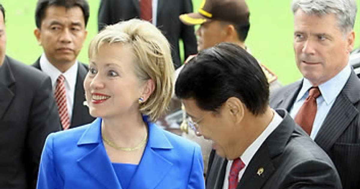 INDONESIA USA HILLARY CLINTON MEET WIRAYUDA
